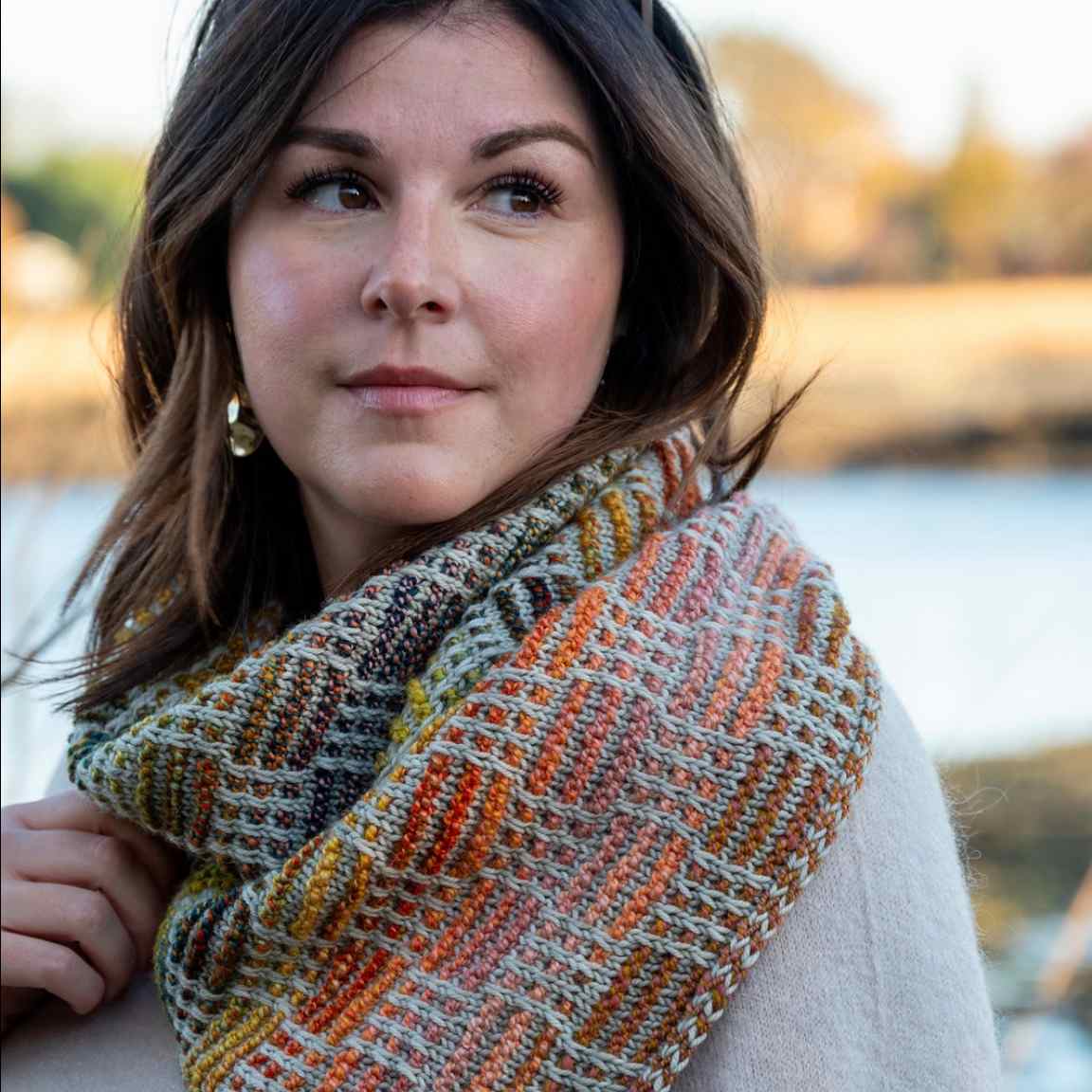 Grid Gambit Cowl Kits | Four Purls Yarn Shop